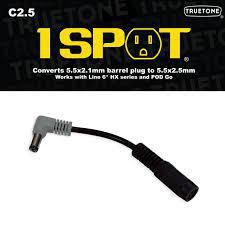 1 Spot C2.5 Converter Cable (5.5X2.1mm barrel plug to 5.5x2.5mm ...