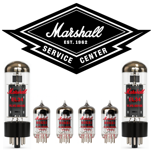 Marshall DSL40 Full Tube Set | OEM Retube Kit | 4× ECC83 & 2× EL34 | R ...