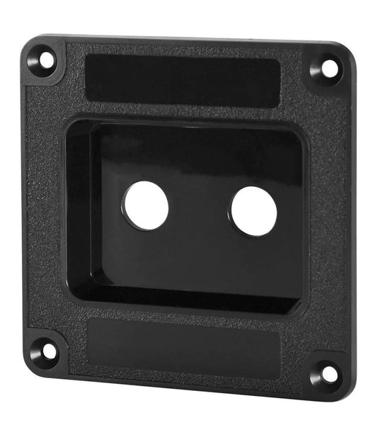 ABS Speaker Cabinet Jack Plate W/ Double Holes For 1/4"Jack 85x85mm Bl ...