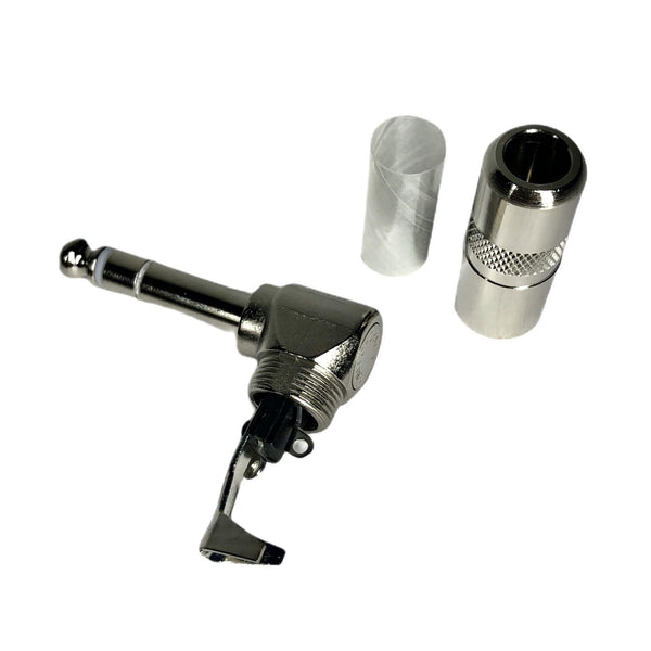 Switchcraft 236 Stereo TRS Right Angle Male 1/4-Inch Plug, Nickel Fini ...