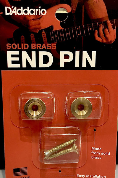 D'Addario BRASS END PIN Gold PWEP302 – British Audio